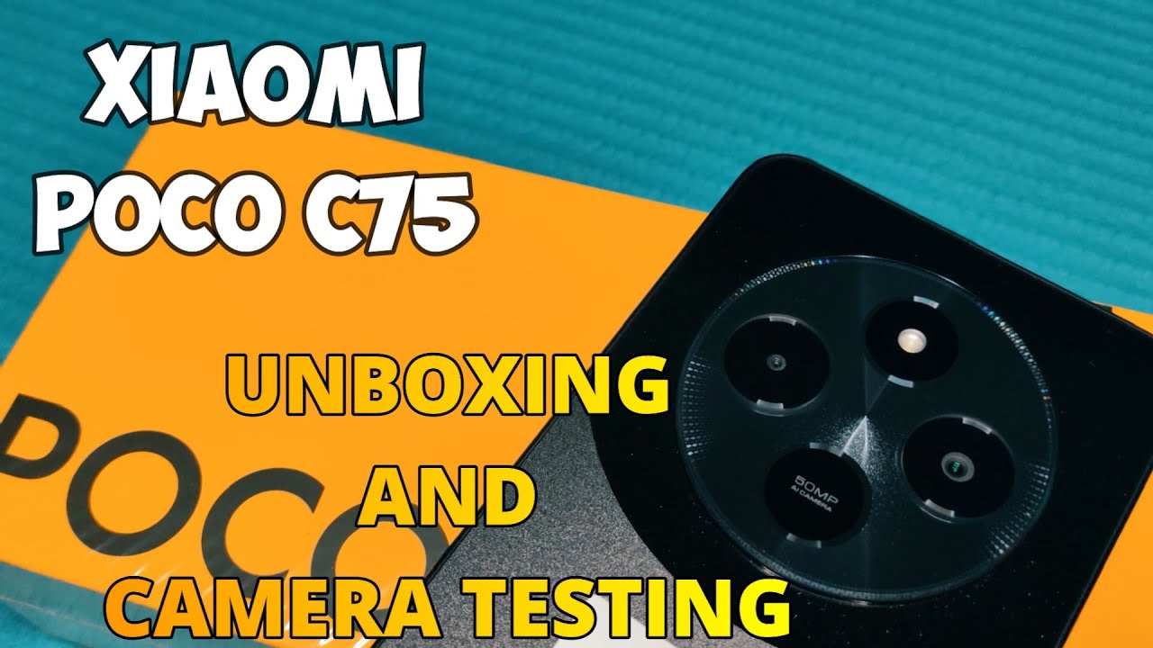 Xiaomi POCO C75 Unboxing and Camera Testing - YouTube