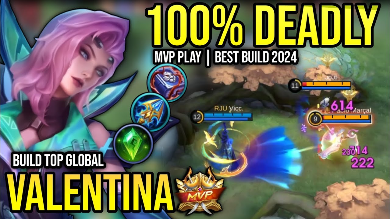 VALENTINA BEST BUILD 2024 | BUILD TOP GLOBAL VALENTINA GAMEPLAY ...