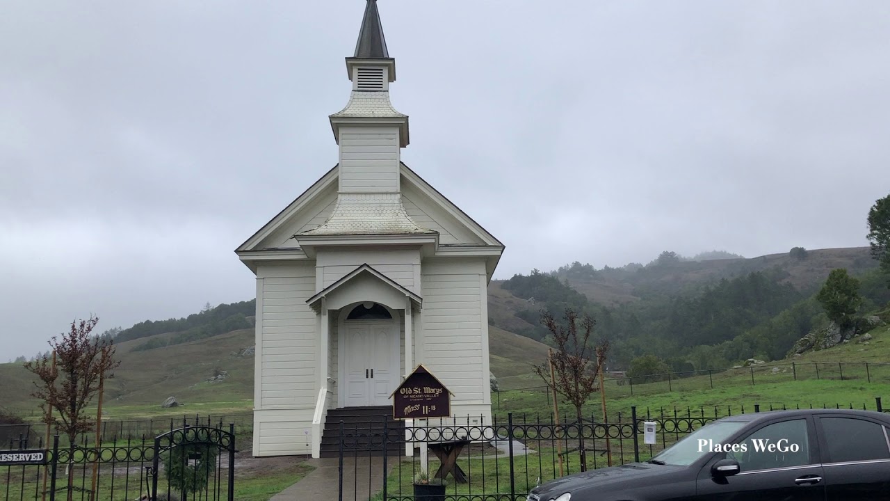 Old St Mary's Church of Nicasio Valley, California! - YouTube