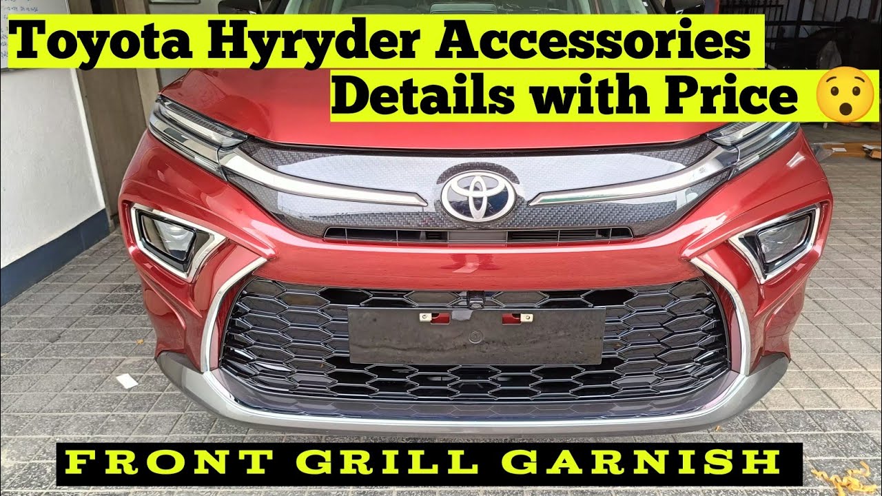 Toyota Hyryder Base to Top Modification 🤔!! Hyryder Accessories ...