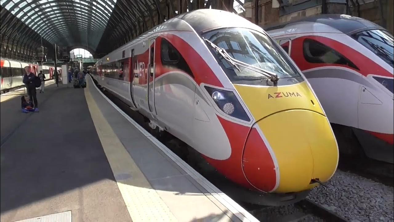 LNER Azuma Class 801 201 Departure London Kings Cross for Stirling - YouTube