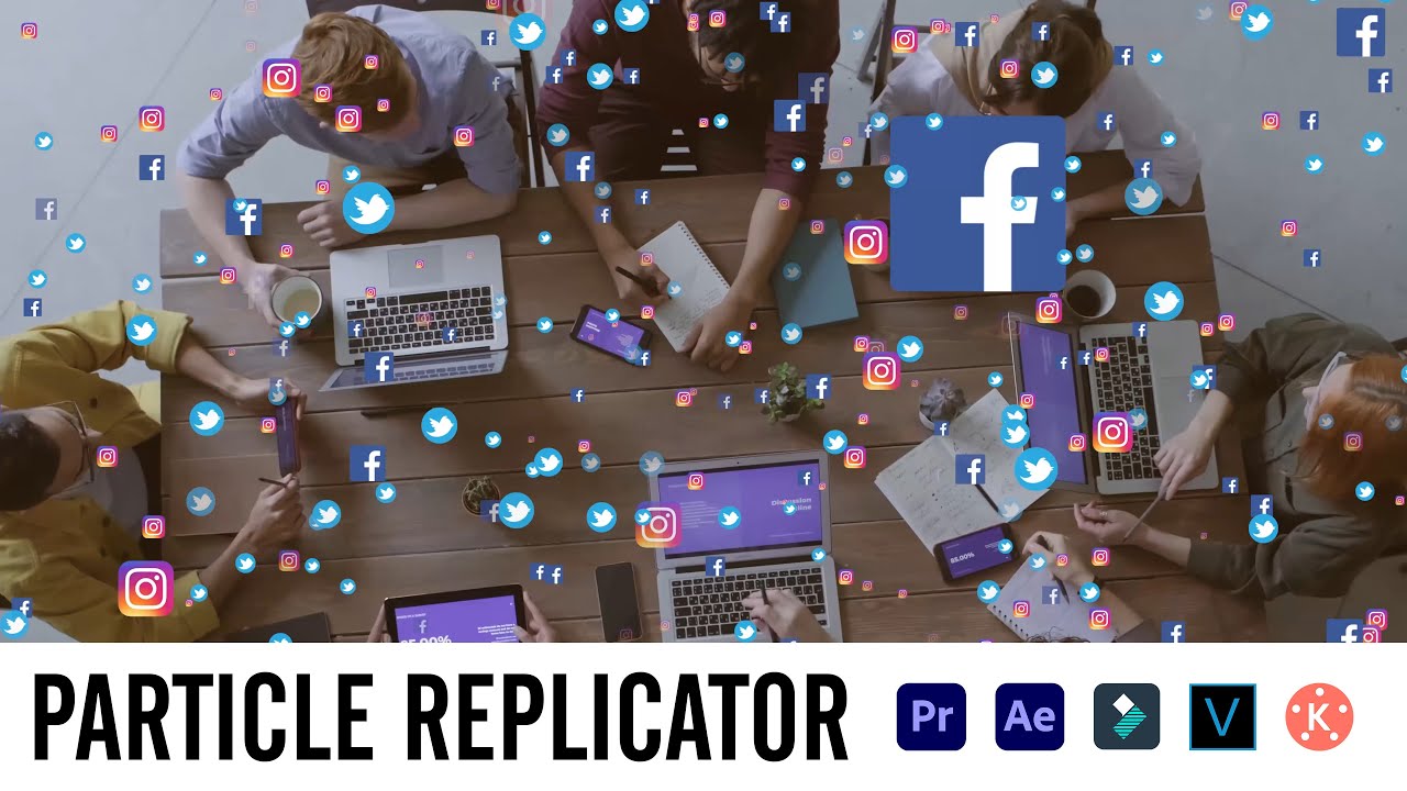 Particle Replicator l Social Media Icon l 4K Resolution - YouTube