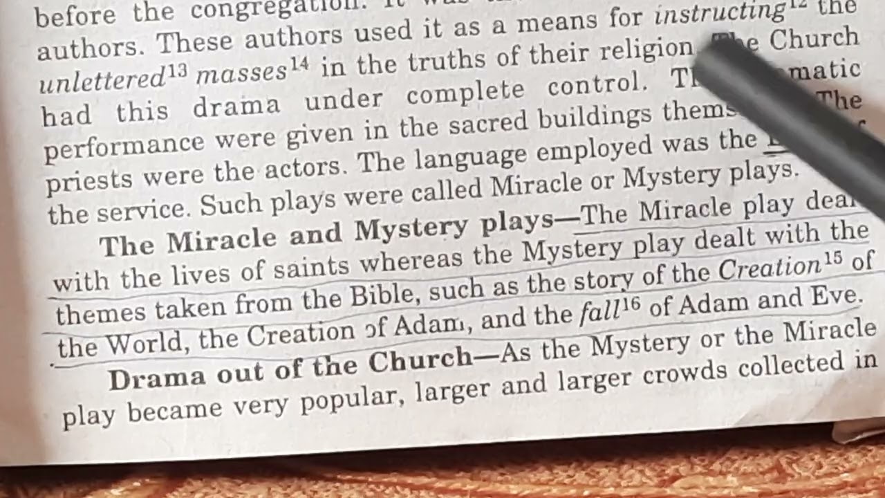 Mystery plays, Miracle plays, Morality plays, Interludes, first English ...