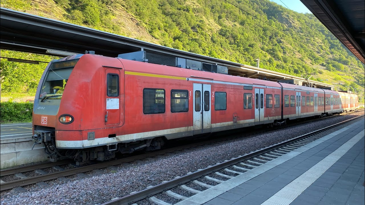 Trains in Cochem! (Germany, Rheinland Pfalz) - YouTube