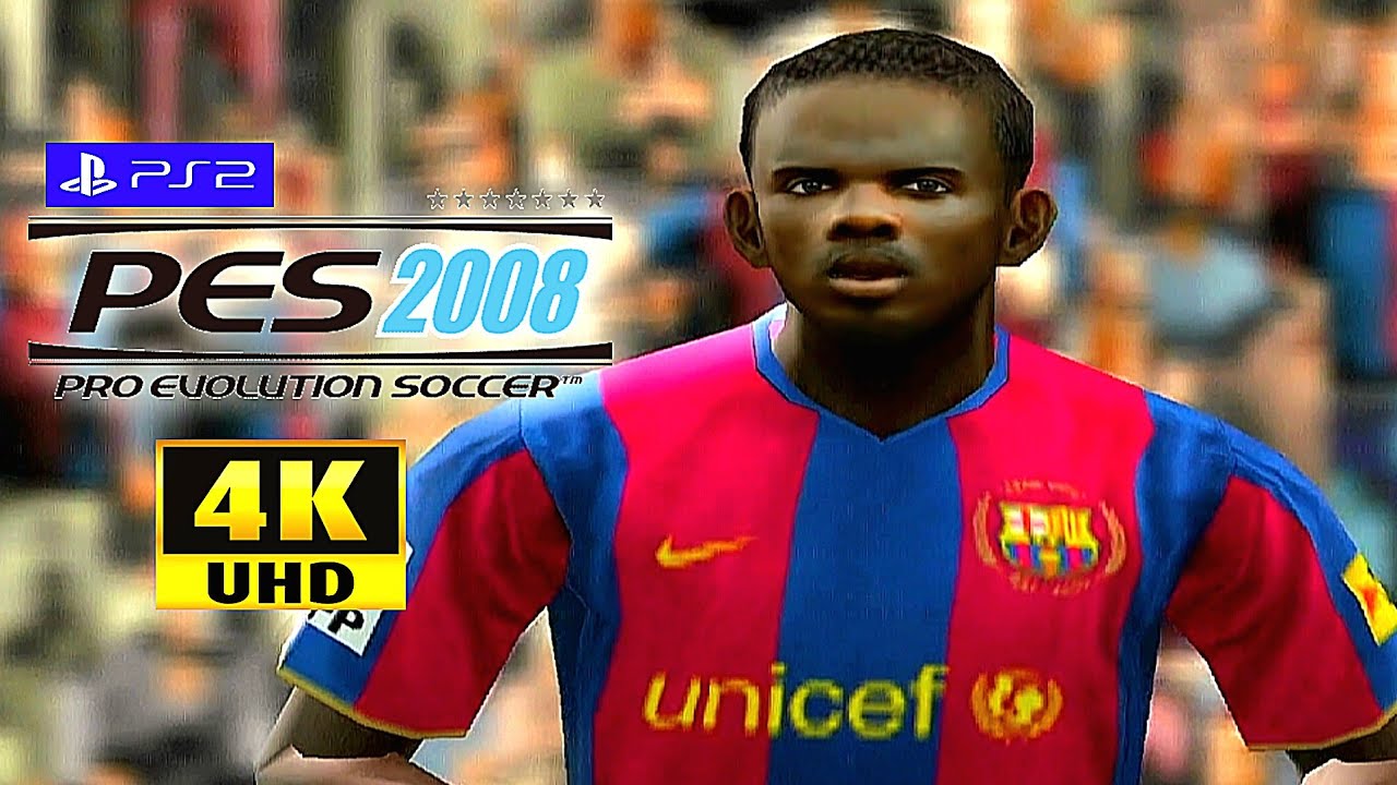 PES 2008 PS2 4k - YouTube