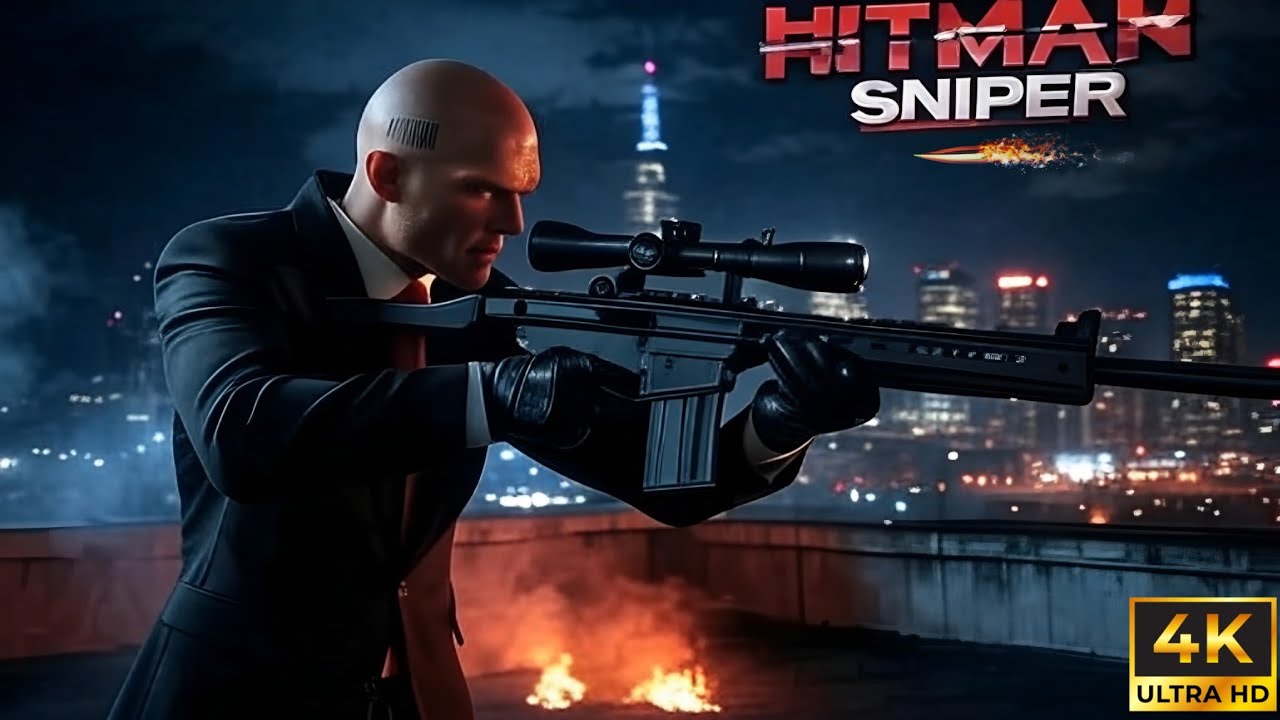 Hitman Sniper Mobile Gameplay Epic Missions & High Score Shooting ...