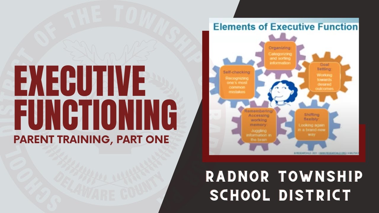 RTSD Parent Training on Executive Functioning (Part 1 of 2) - YouTube
