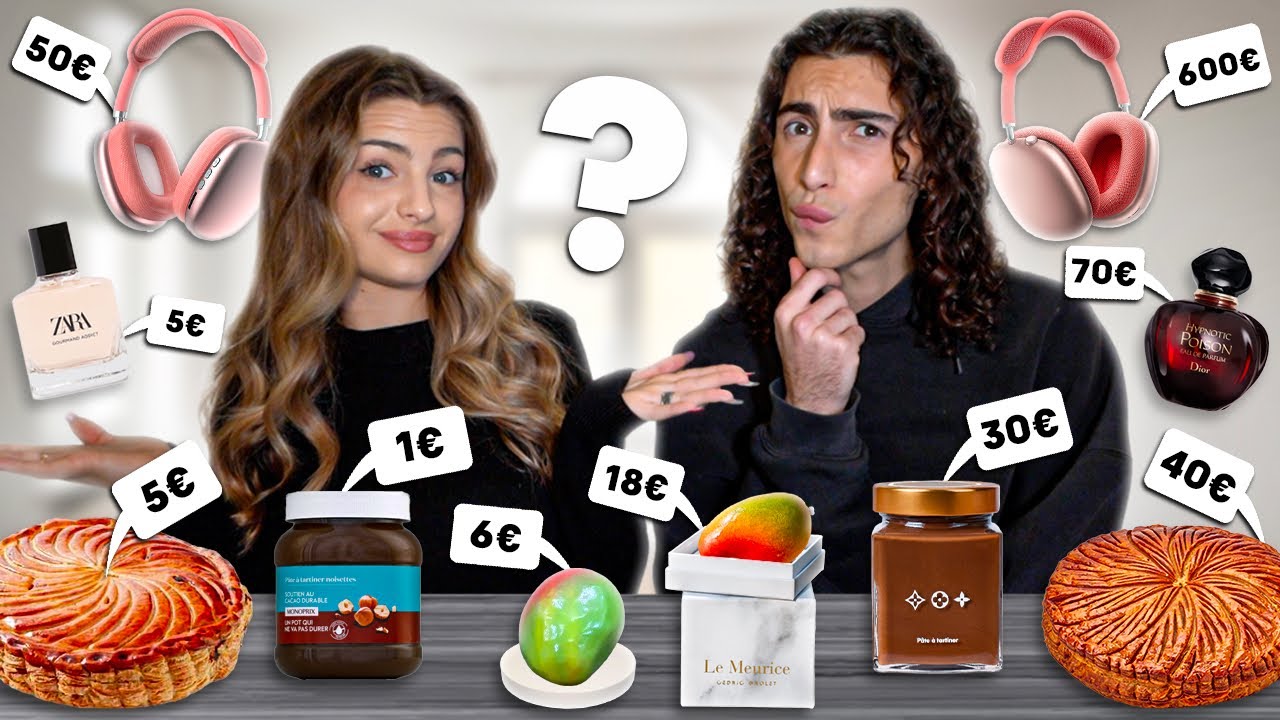 ON DEVINE QU’EST CE QUI COÛTE LE PLUS CHER - YouTube