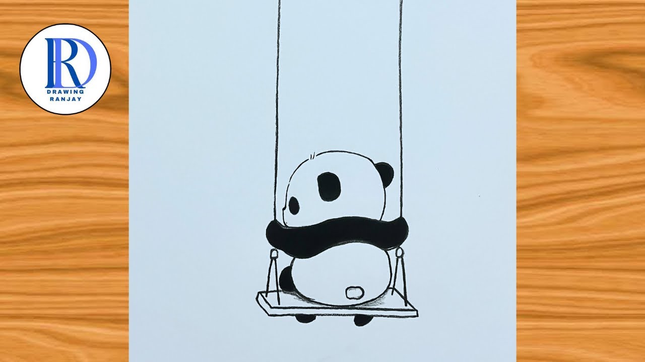 How to draw a cute panda bear easily | Pencil drawing easy ...