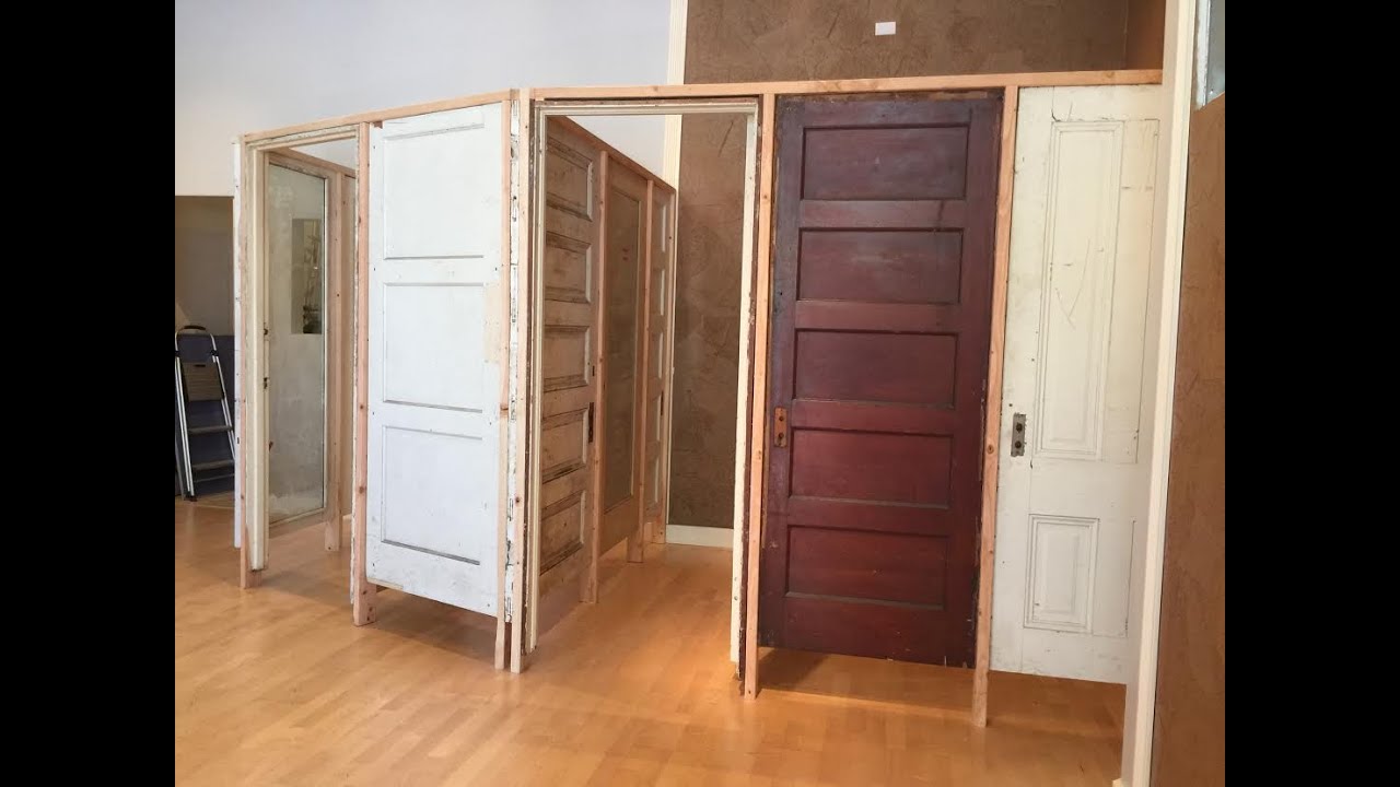 Wooden Fitting Room Doors