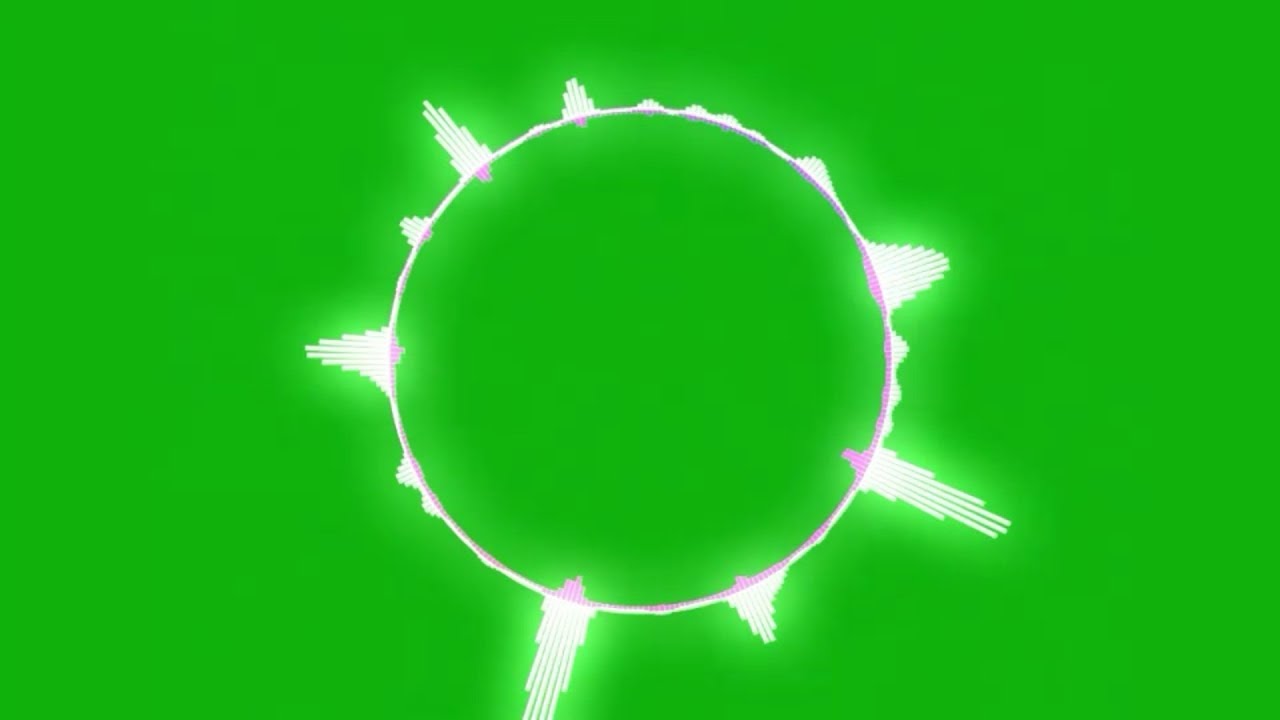 Audio Spectrum Visualizer Green Screen HD (6) - YouTube