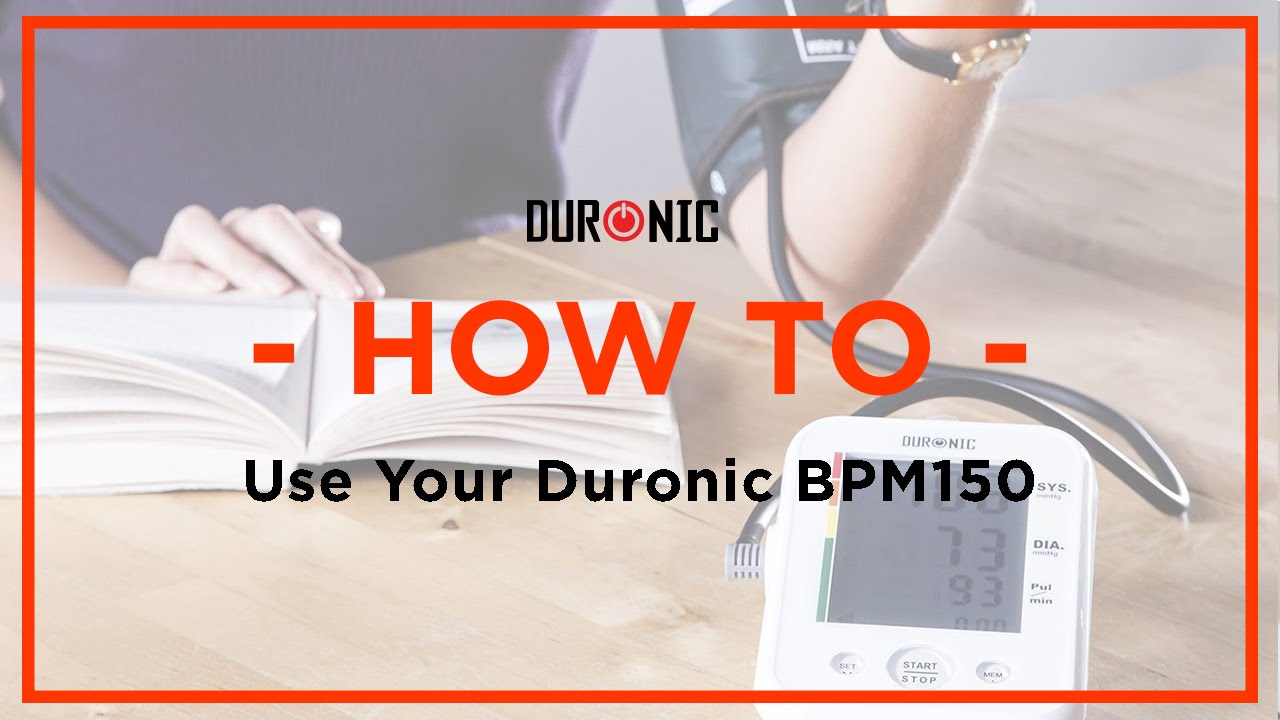 Duronic BPM150 | How To Measure Your Blood Pressure At Home | Easy ...