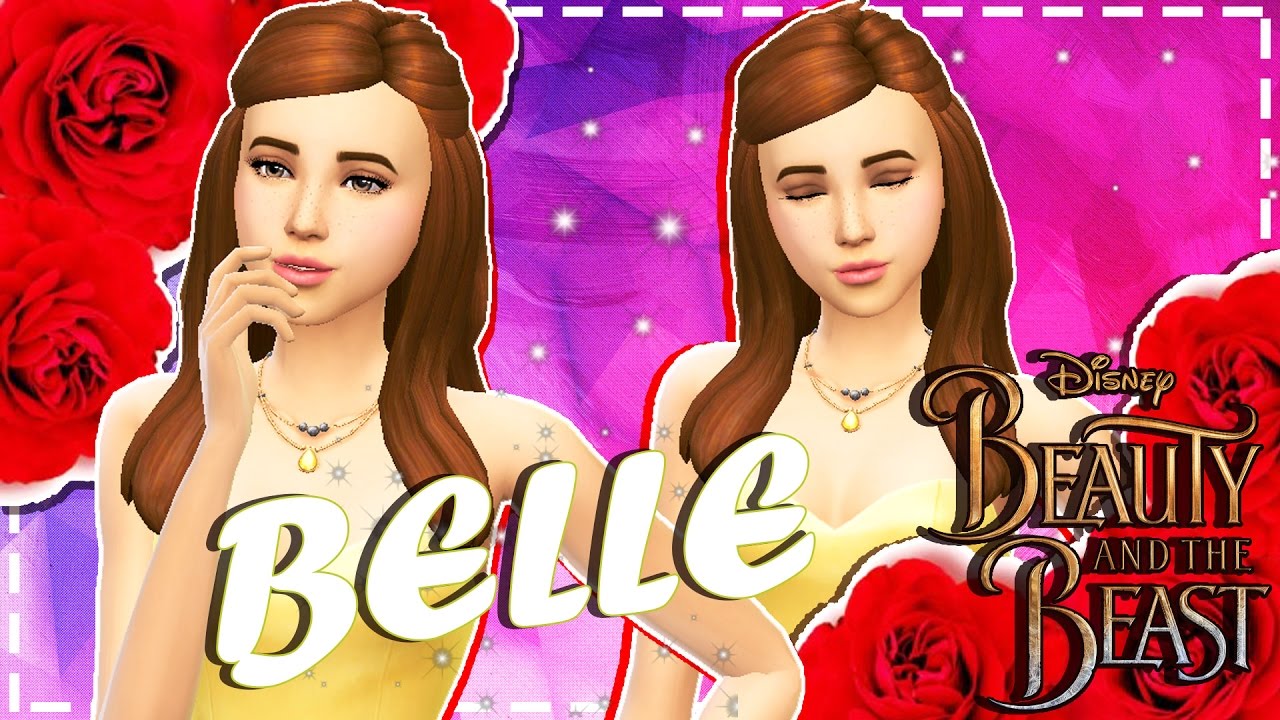 The Sims 4: Create A Sim - Belle | Beauty and the Beast - YouTube