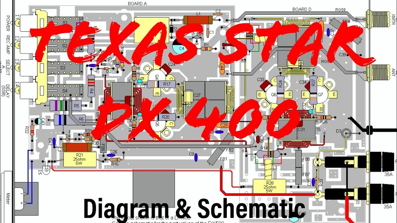Texas Star DX 400 HD Schematic & Diagram - [cbtricks] - YouTube