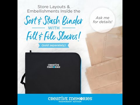 Scrapbook Organization made easy with Creative Memories Sort & Stash ...