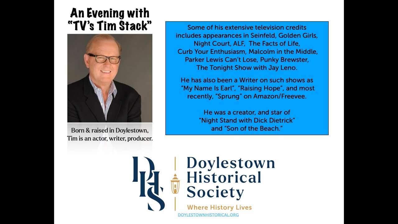 An Evening with "TV's Tim Stack" - September 4, 2024 - YouTube