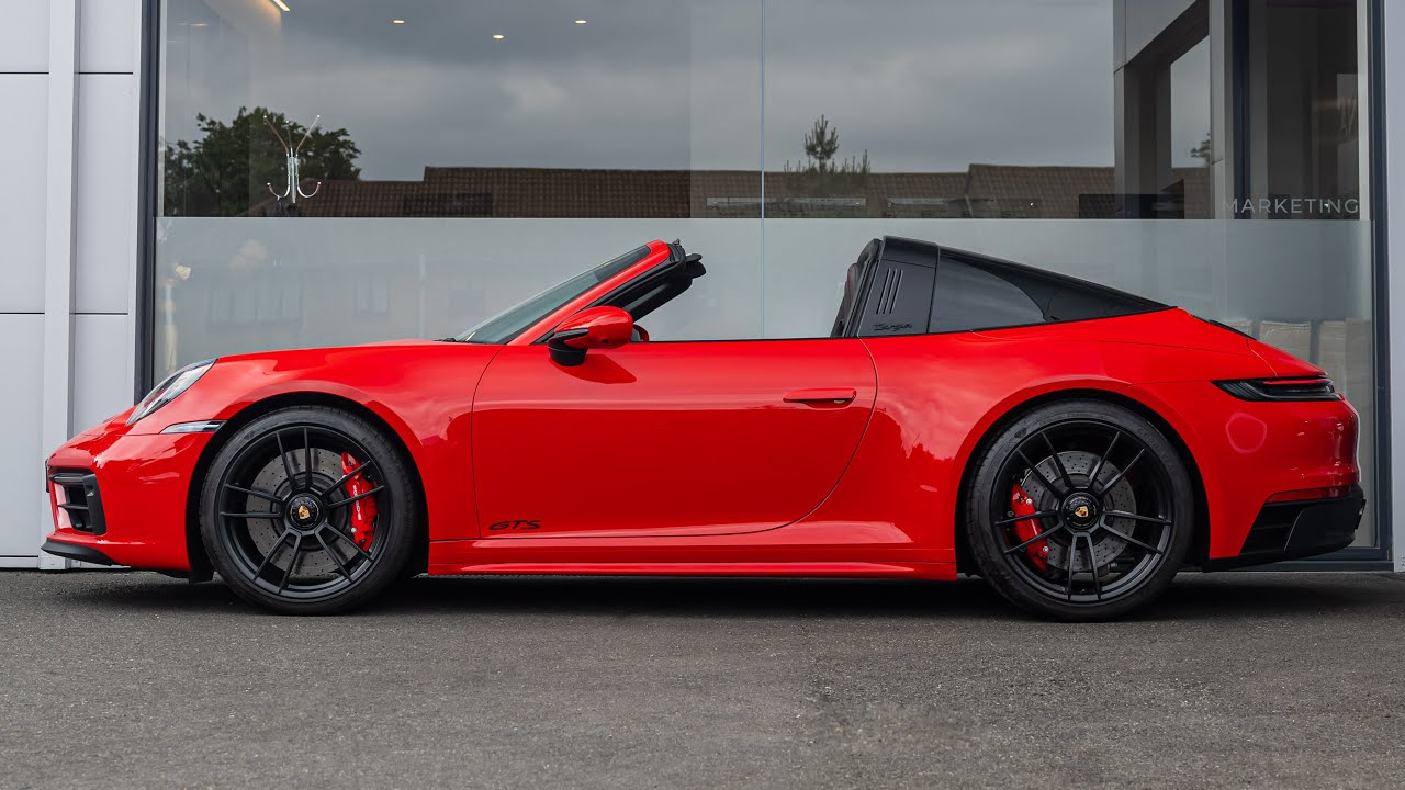 2022 Porsche 911 (992) Targa 4 GTS - Guards Red - Walkaround + Engine ...