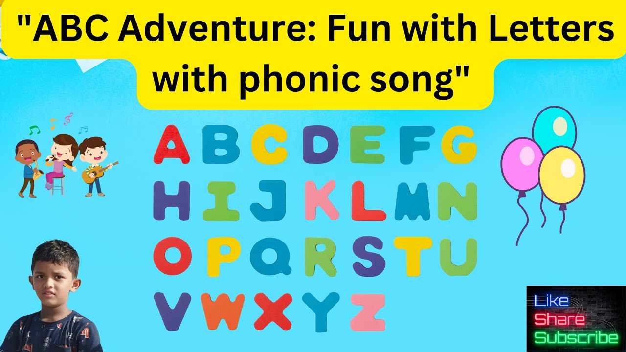 ABCD Adventure Fun with letters and phonic song - YouTube