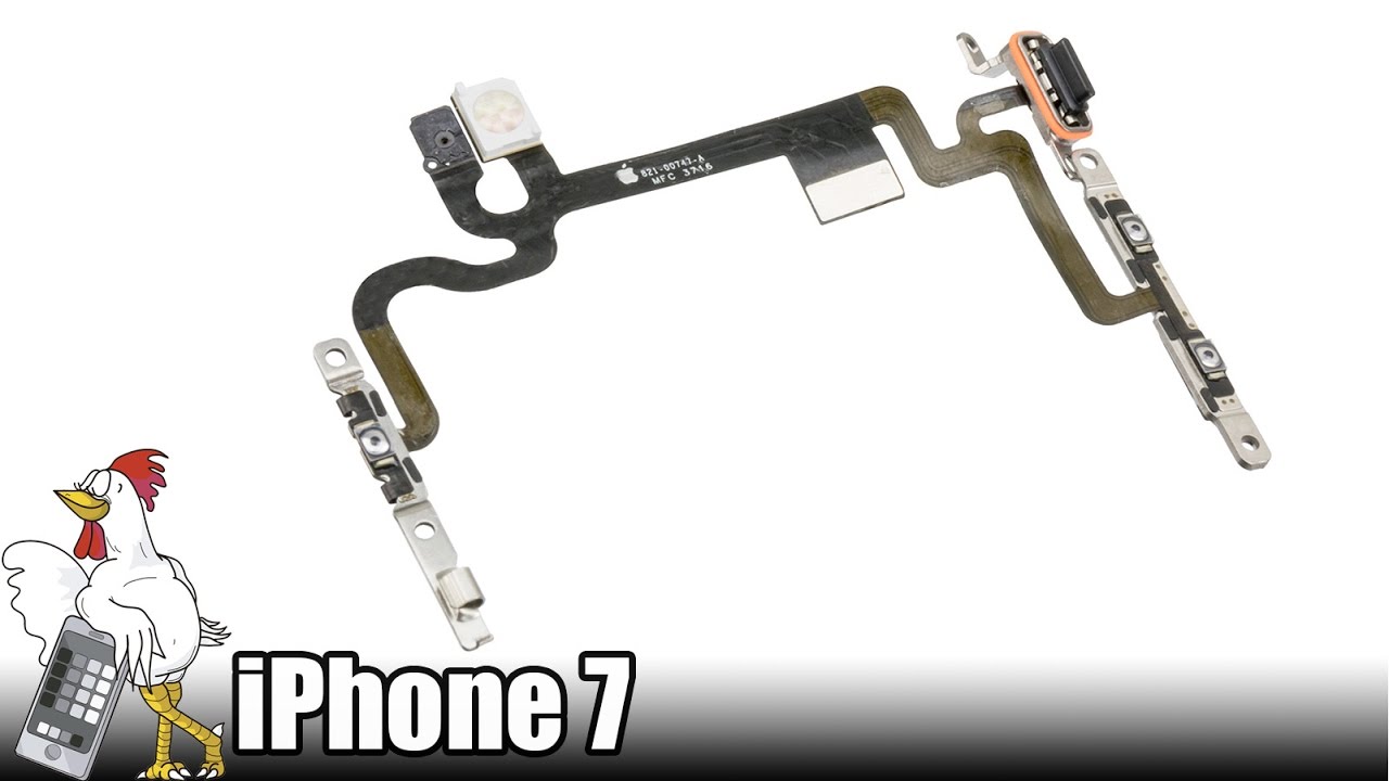 Guía del Apple iPhone 7: Cambiar flex de botones, flash y micrófono ...