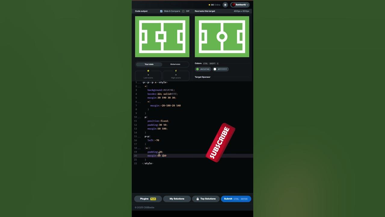 CSS battle - 17 Jan, 2025 - Daily Challenge Solution - 100% Sol | #html #css #cssbattle # ...