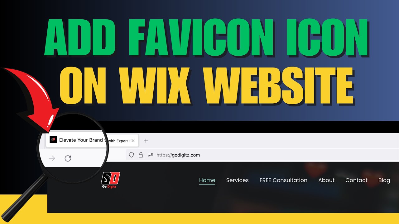How to Add Favicon Icon on Wix Website | Add Browser Tab Icon on Wix ...