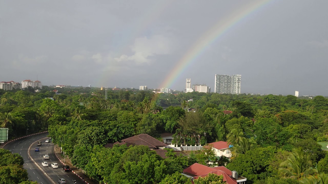 The City of Rainbow Yangon Myanmar Today 09/Jun/2020 - YouTube