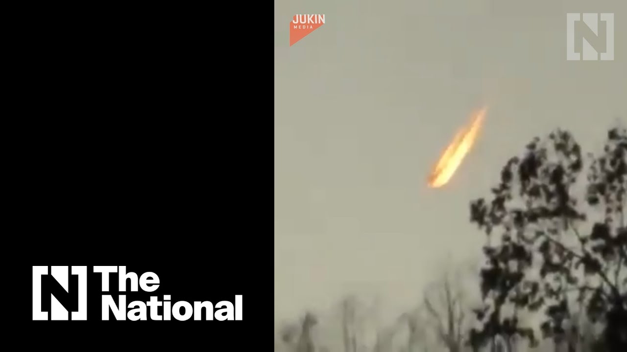 Meteorite fall spotted over West Virginia, US - YouTube