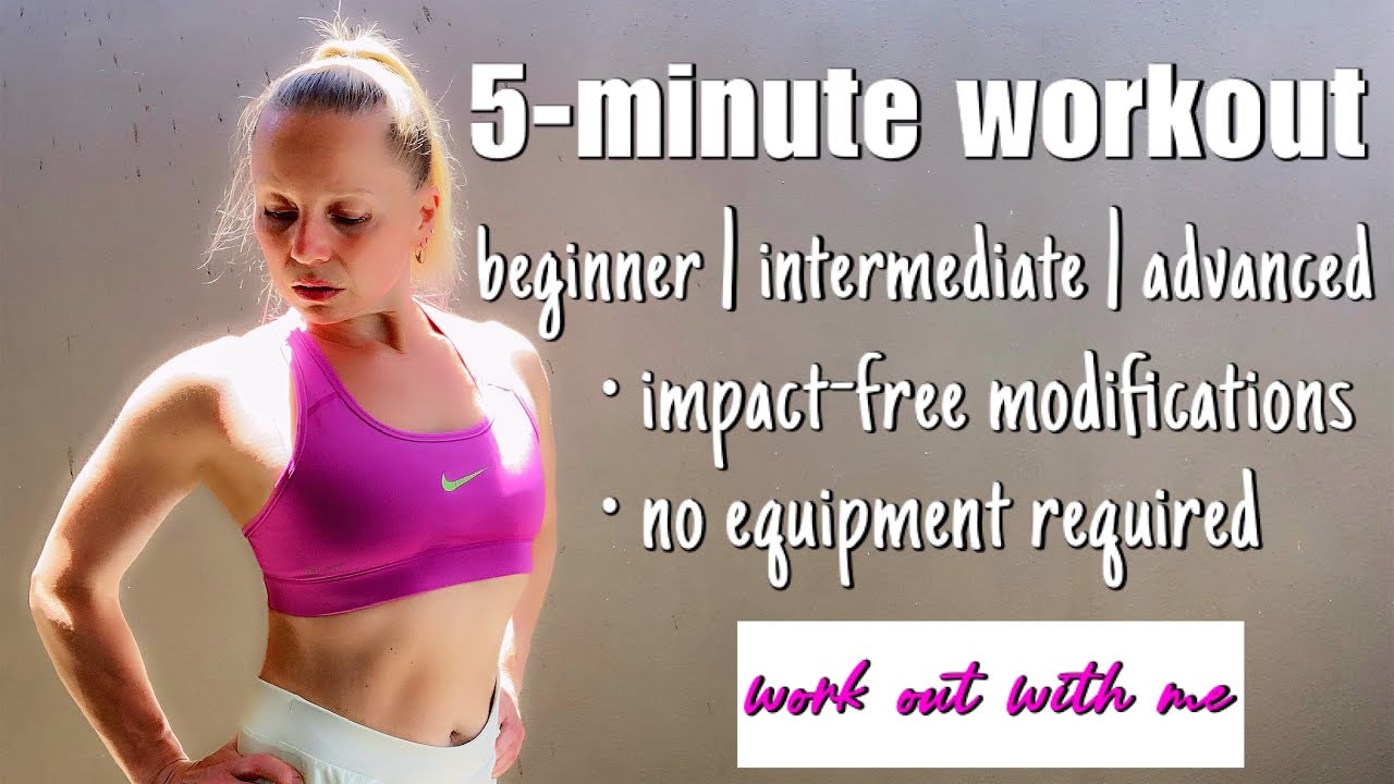 5 minute Friday body-weight workout for all fitness levels ...