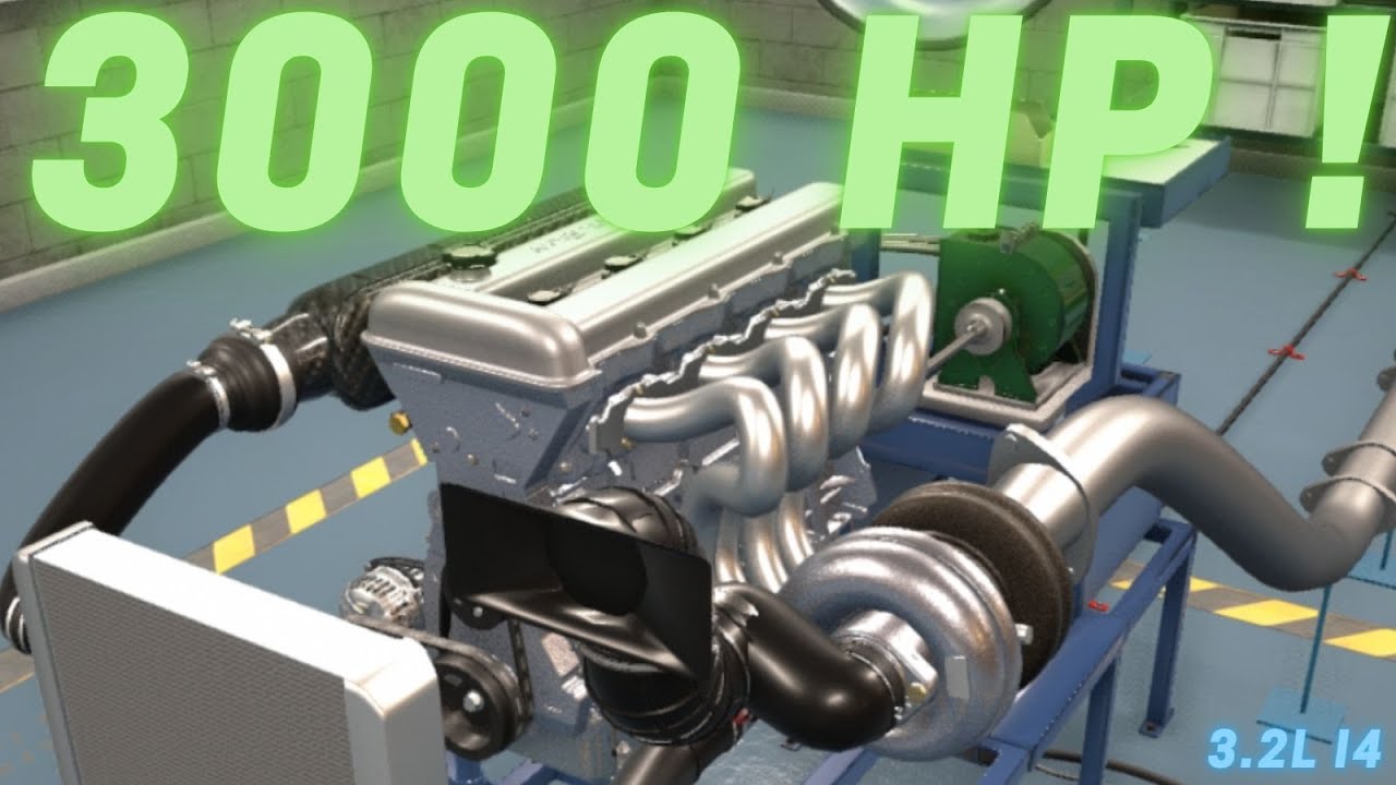 4 CYLINDER 3000HP - Automation the car company tycoon - YouTube
