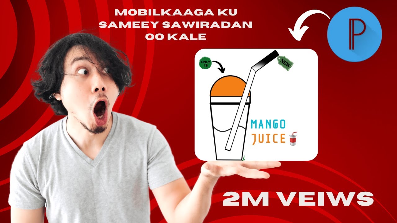 Sida Pixellab Sawir loogu Sameeyo | Tutorial | Poster juice | Puplic ...