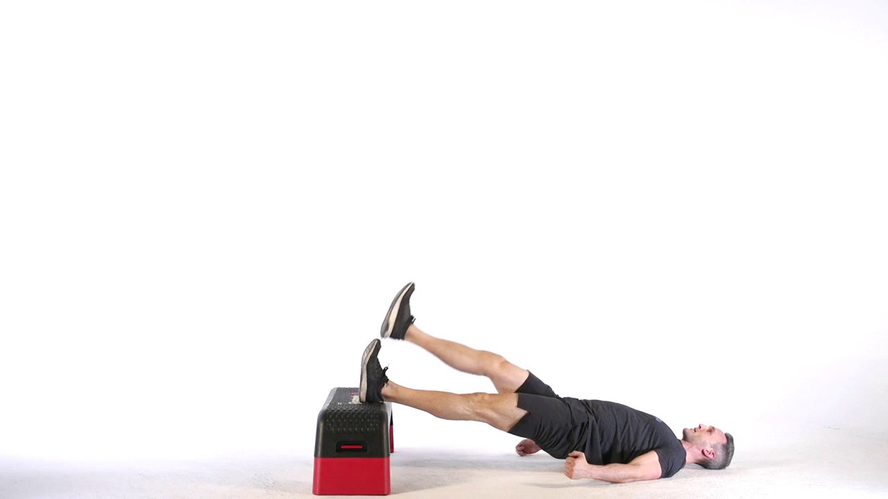 Bench Supine Alt Leg Kicks - YouTube