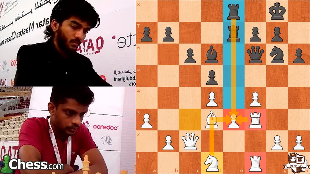 Narayanan Vence al Genio Indio Gukesh D y se pone en Cabeza en Qatar ...