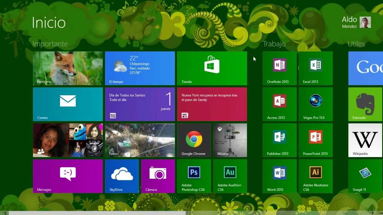 Trucos basicos de Windows 8 (Tutorial) - YouTube
