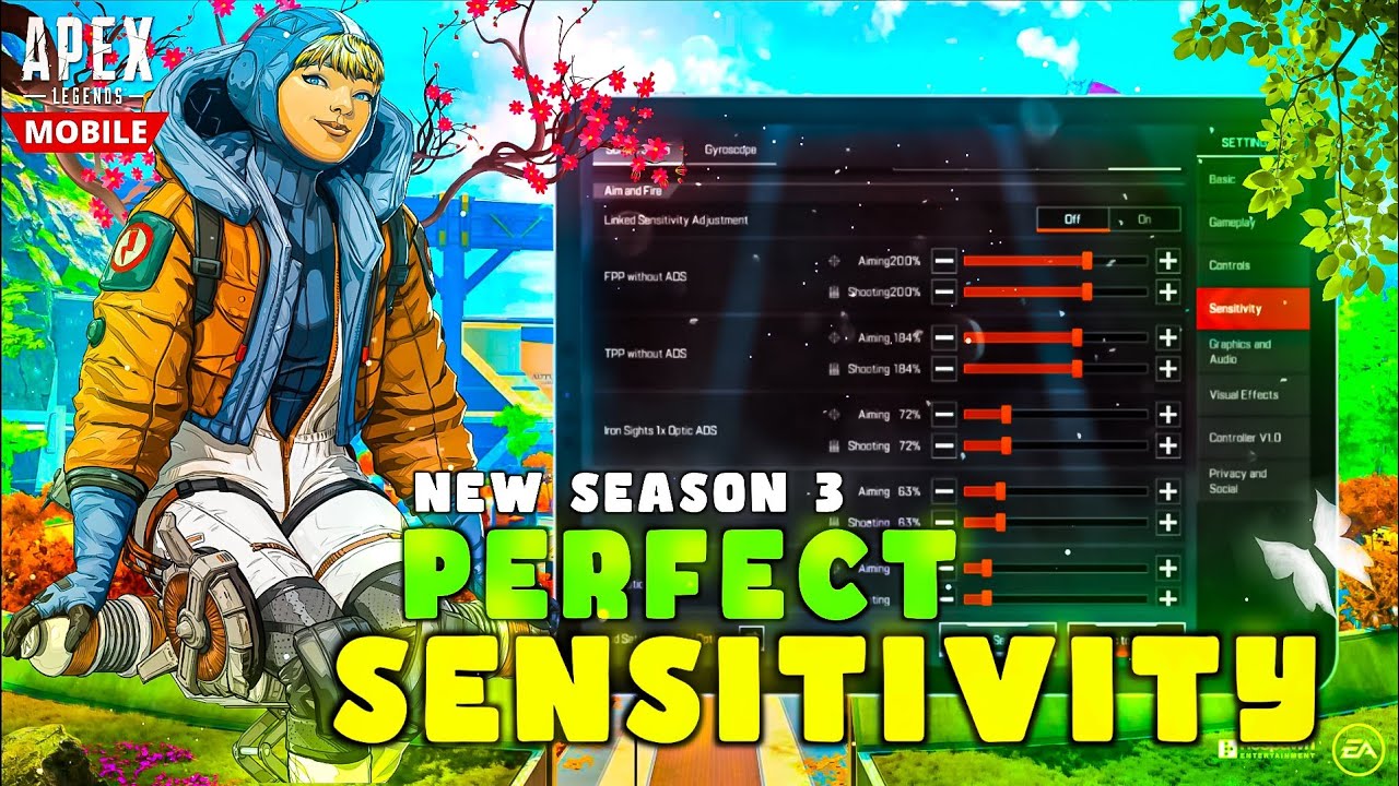 My Best Aimbot SENSITIVITY Settings for Season 3 ( Apex Legends Mobile ...