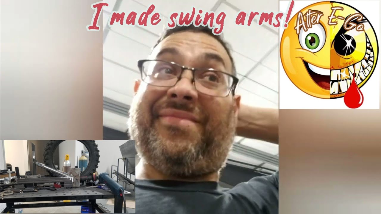 I did a THING ! Razor Extended Swingarms sx500 mx500 mx650 mods - YouTube