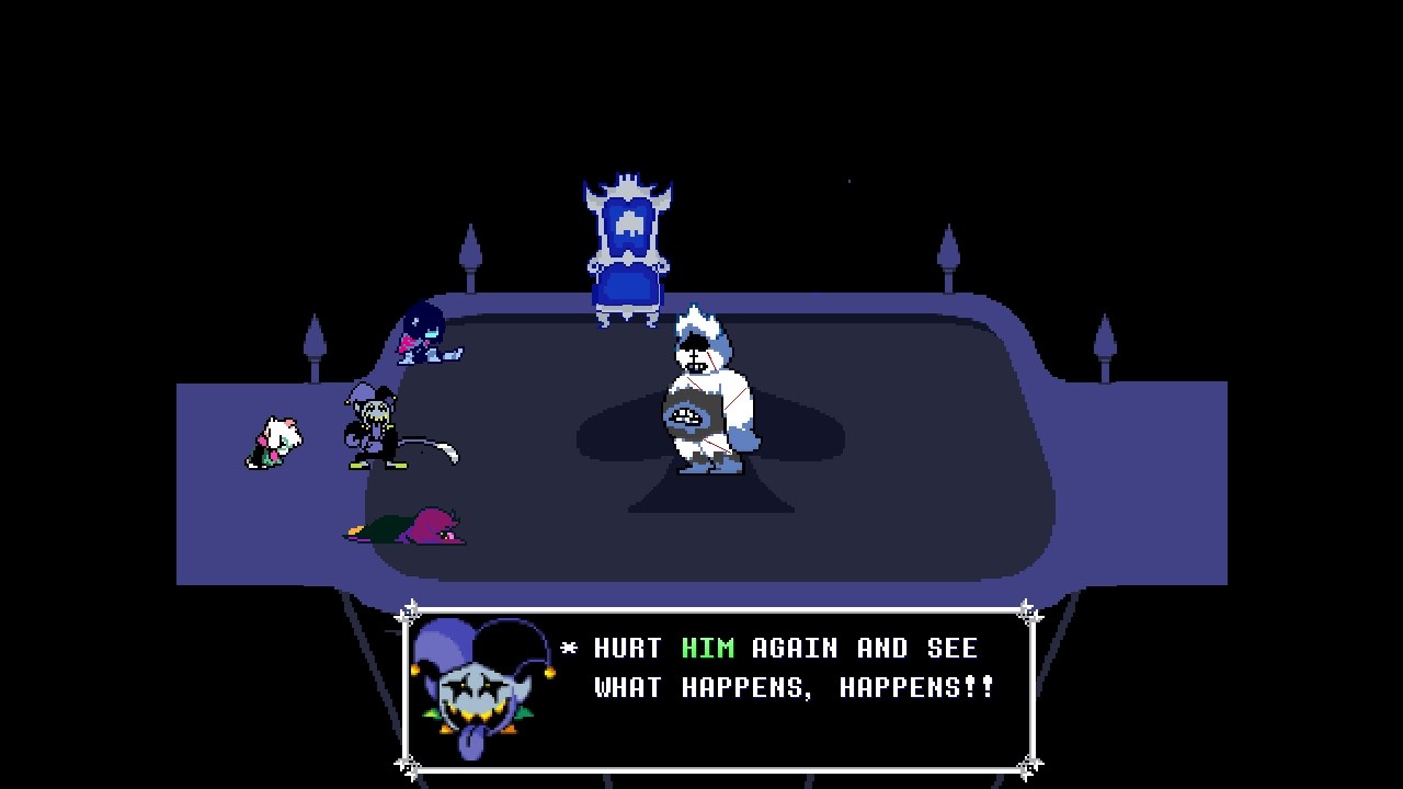 Deltarune Chapter 1 Rewritten: Jevil Protects Ralsei? - YouTube
