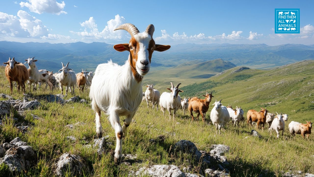 🌄 The Life of a Mountain Goat in the Alps 🐐 - YouTube