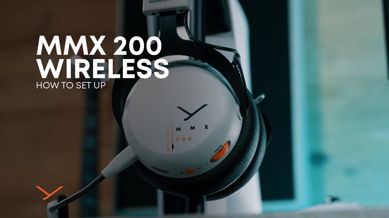 beyerdynamic | MMX 200 wireless - How to set up - YouTube