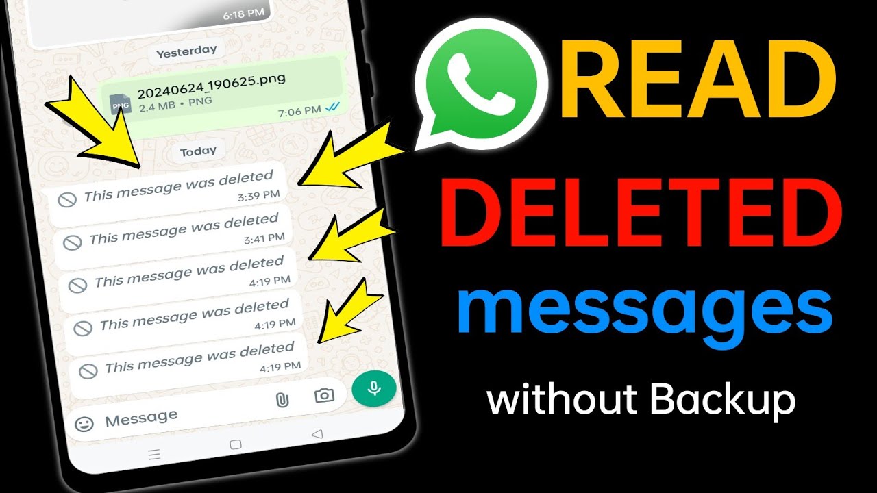 Whatsapp Deleted Messages Recovery | How to See Deleted Messages on ...