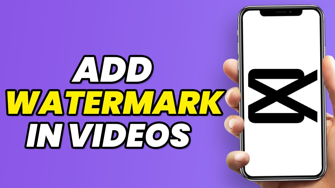 How To Add A Watermark To Your Videos In Capcut (Easy Tutorial) - YouTube
