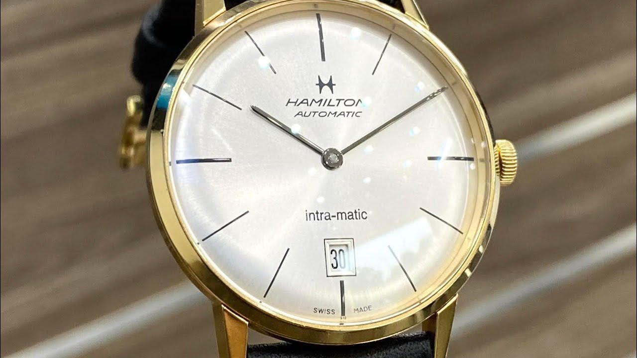 [Kính Tràn Viền Cực đẹp ]Đồng hồ Hamilton Intrmaric H38475751 Cực đẹp ...