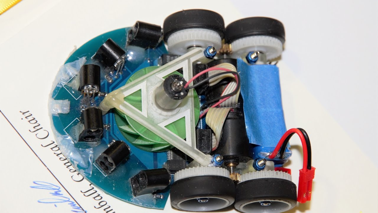 【4K】11. Exia Repair II - 7th place - 2017 APEC Micromouse Contest - YouTube