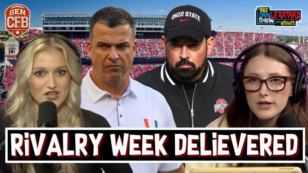 Rivalry Week Delivered in College Football | Gen CFB | The Dan Le ...
