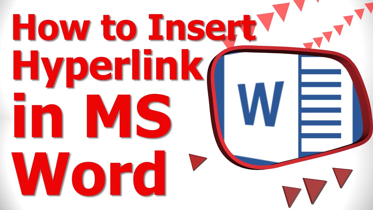 How To Insert Hyperlink In MS Word YouTube how-to-insert-hyperlink-in-ms-word-youtube