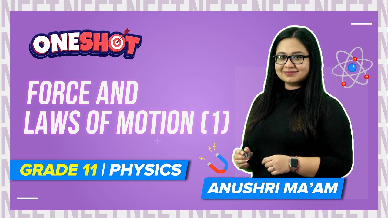 Force and Laws of Motion Class 11 Physics One Shot & Mind Maps (L-1 ...