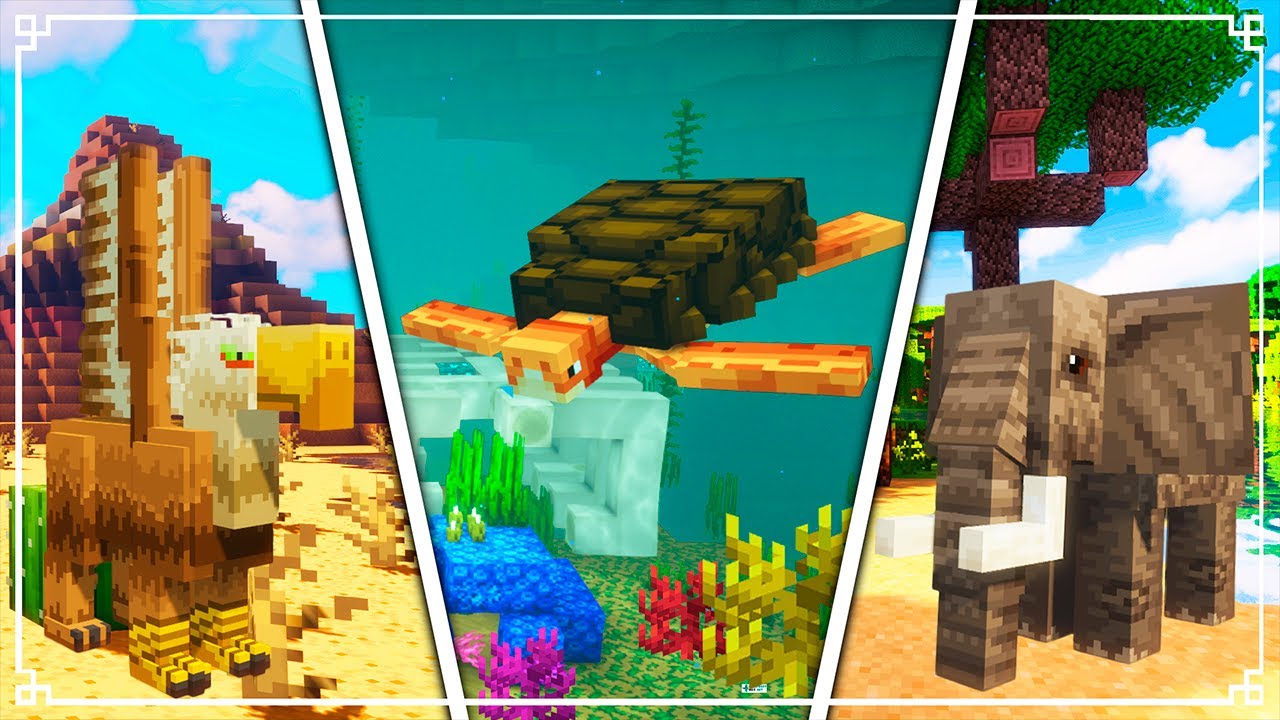 MAIS 10 MODS DE ANIMAIS E CRIATURAS MÍTICAS PARA O MINECRAFT - YouTube