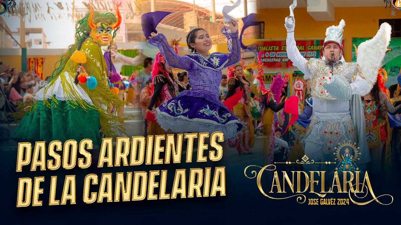 🔥PASOS ARDIENTES DE LA CANDELARIA - DIABLADA😈CANDELARIA JOSE GALVEZ ...