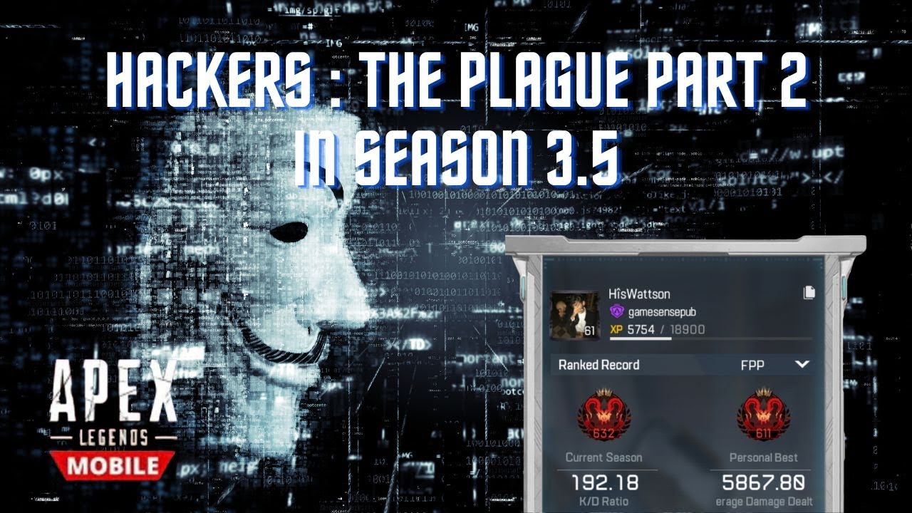 HACKERS : THE PLAGUE PART 2 | APEX LEGENDS MOBILE | RANKED GAMEPLAY ...