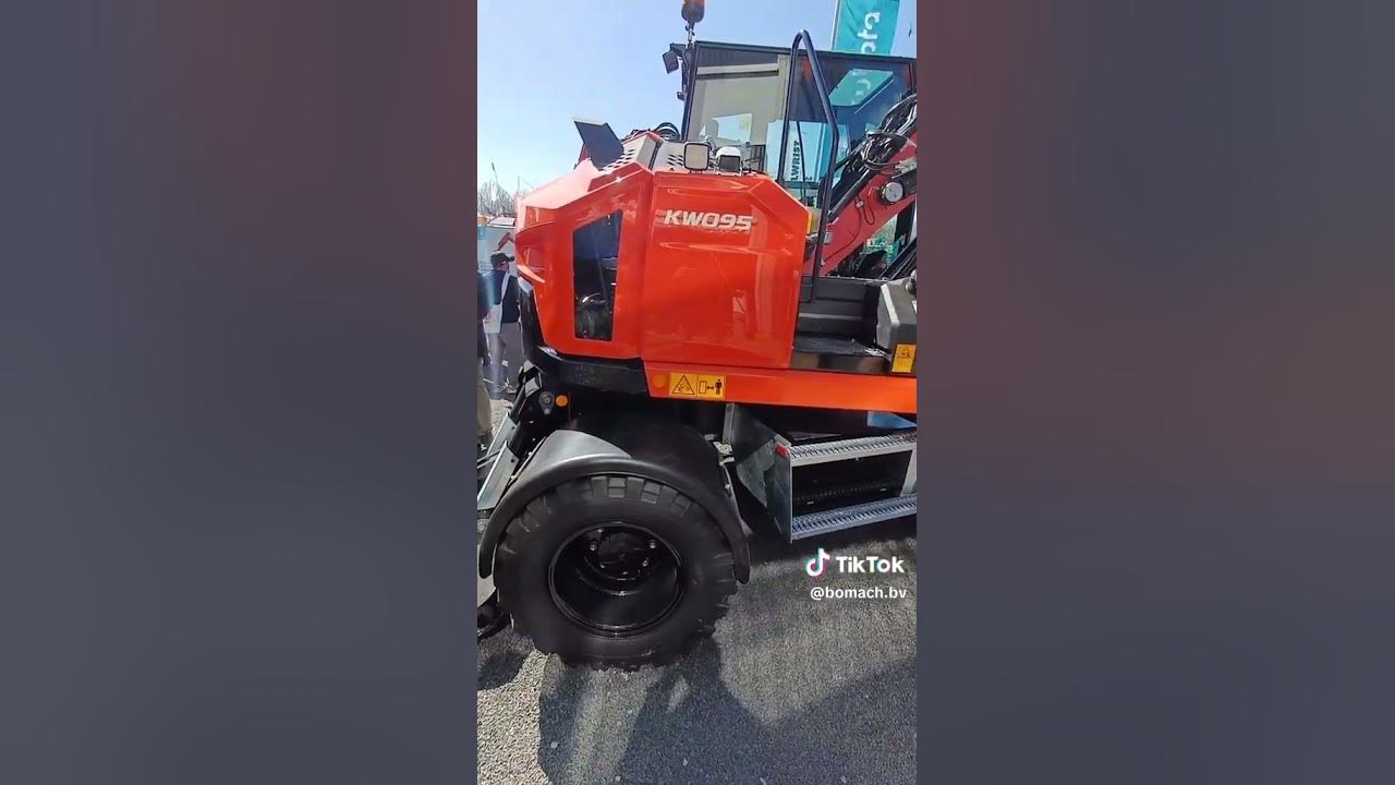 Kubota KW095 mobiele graafmachine - YouTube