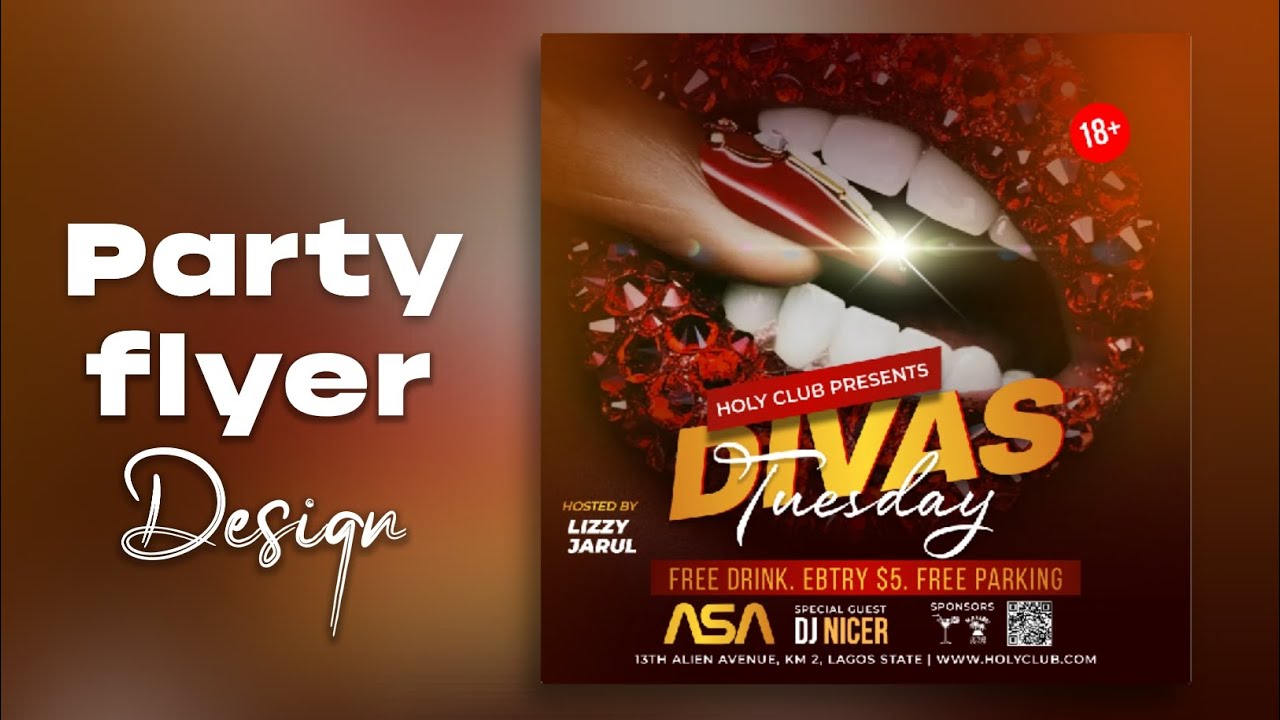 PixelLab Tutorial - How to Create Professional Flyer in PixelLab | Party Flyer Design | Diko ...